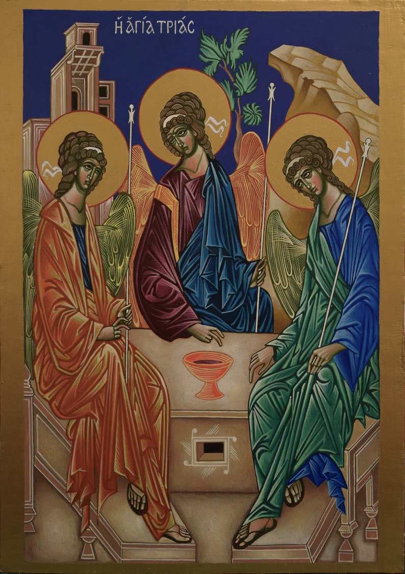 Icon of Holy Trinity - Etsy