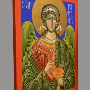 Icon of St. Raphael Archangel (TO ORDER) - Etsy