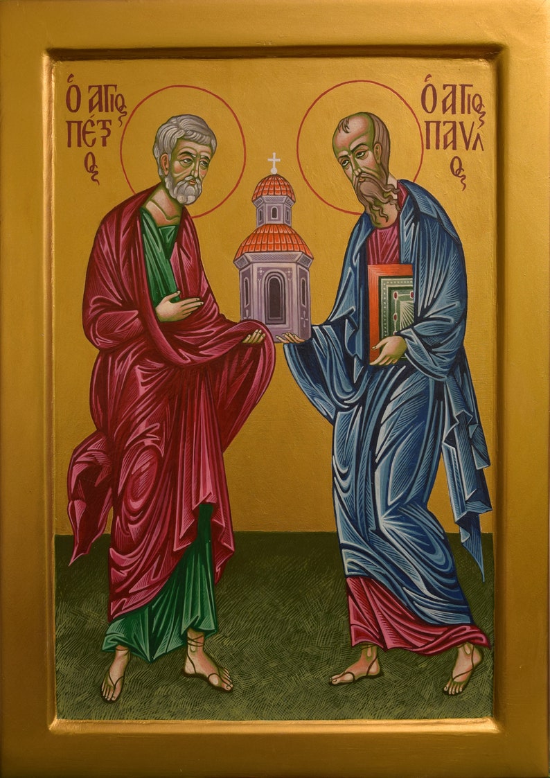 Icon of Saints Peter and Paul / Icon of Saints Peter and Paul / Icon of ...