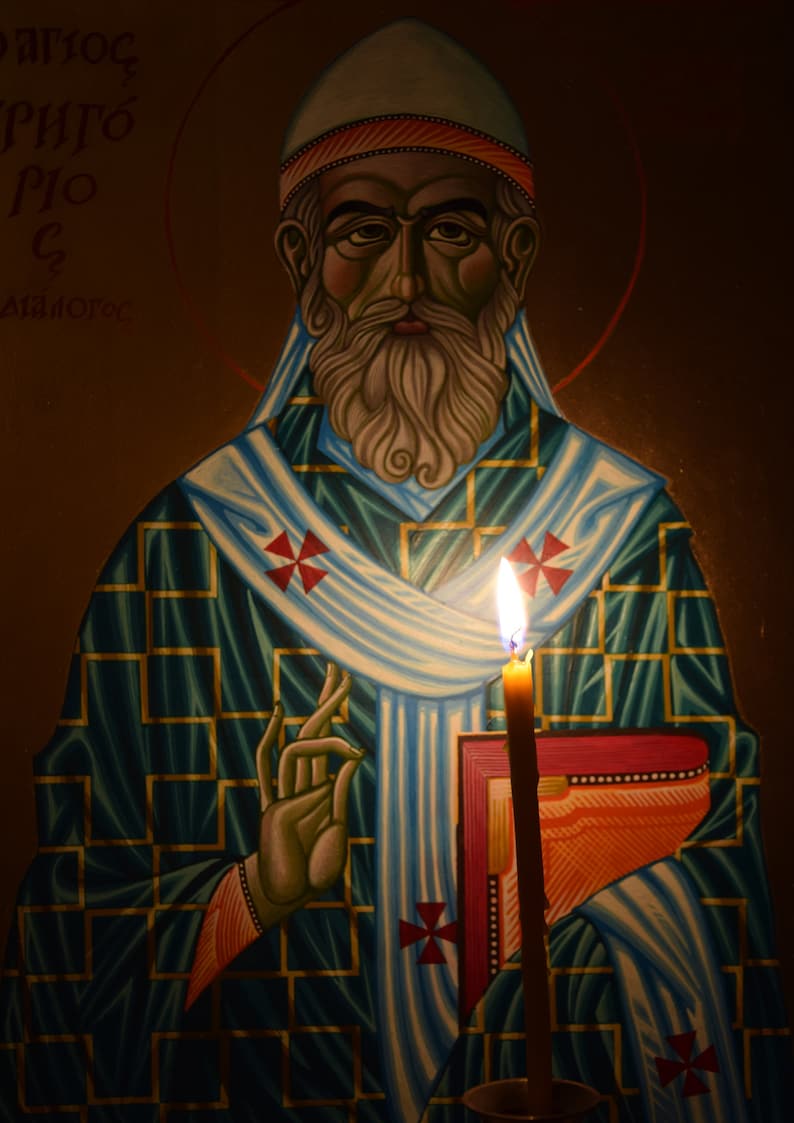 Icon of Saint Gregory the Great Pope of Rome - Etsy