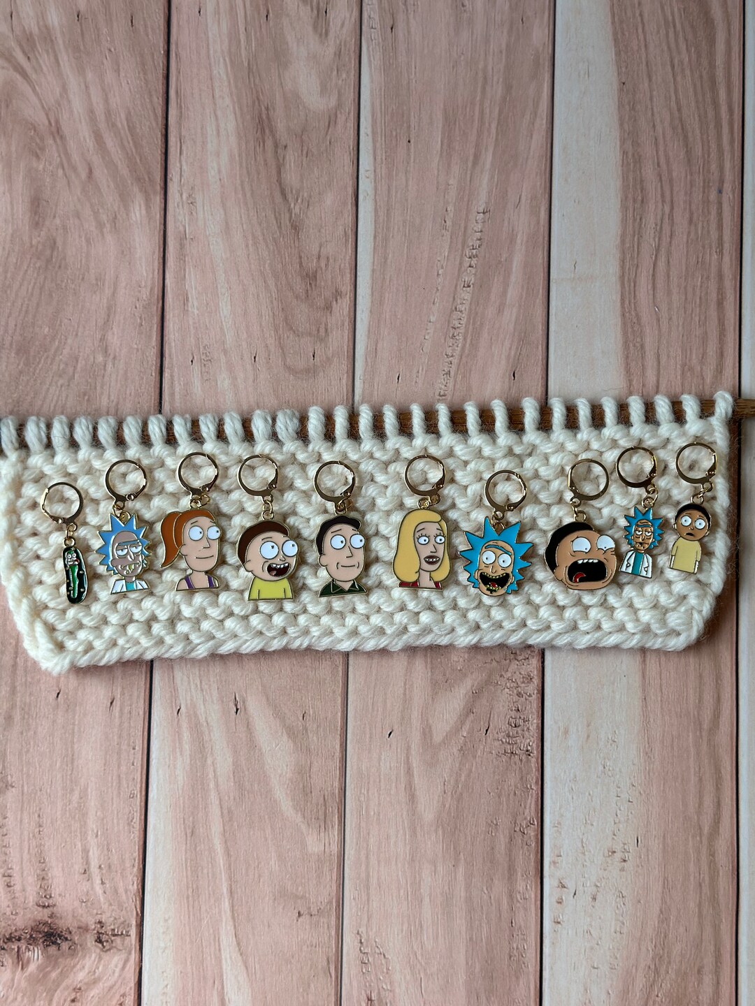 Mad Scientist Stitch Marker Crochet Knitting Flos Crafty - Etsy