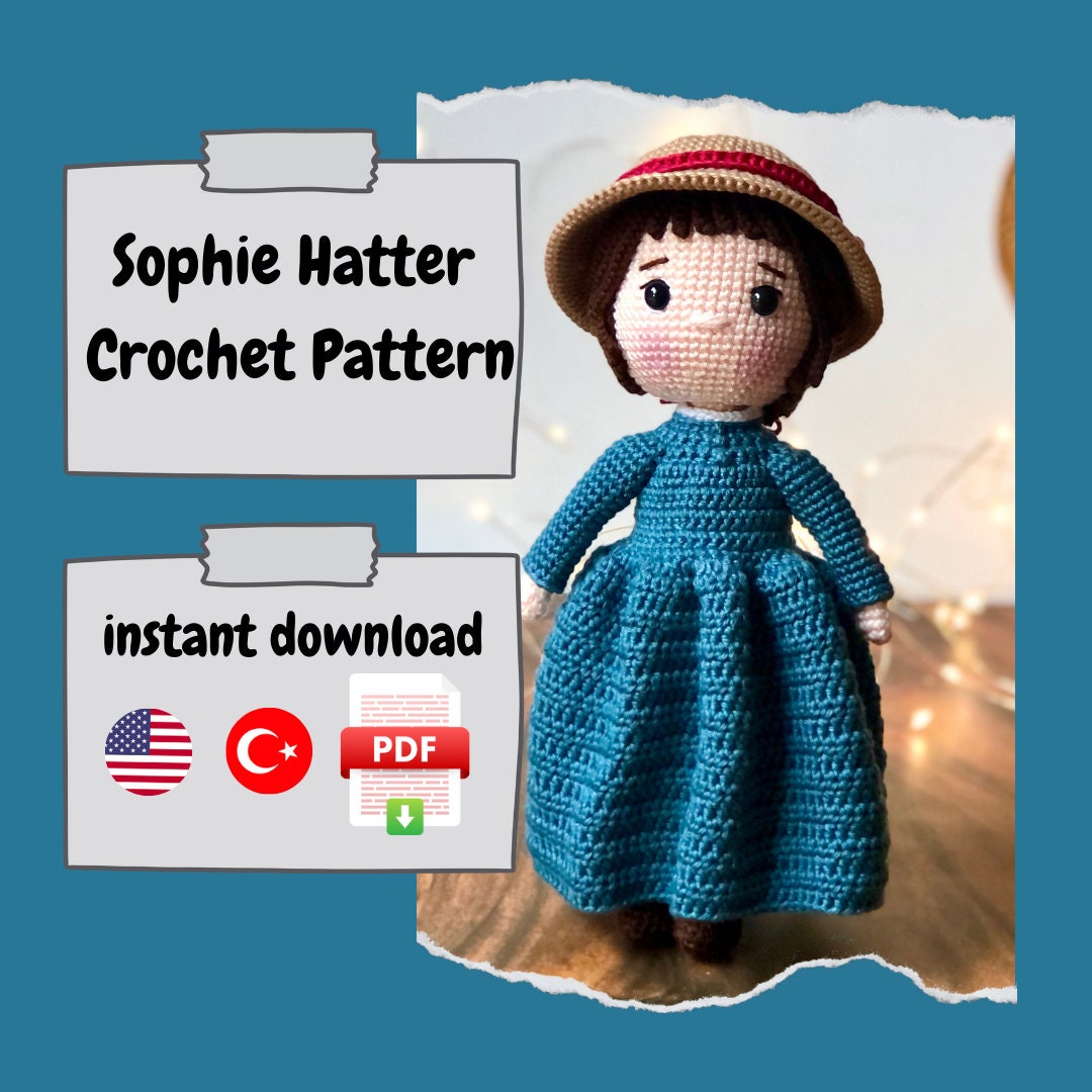 Sophie Doll Crochet Pattern, Amigurumi Doll Pattern, English and ...