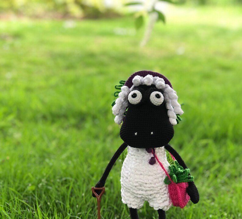 Sheep Shirley Amigurumi Crochet Pattern, Funny, Black Sheep, Plushie ...