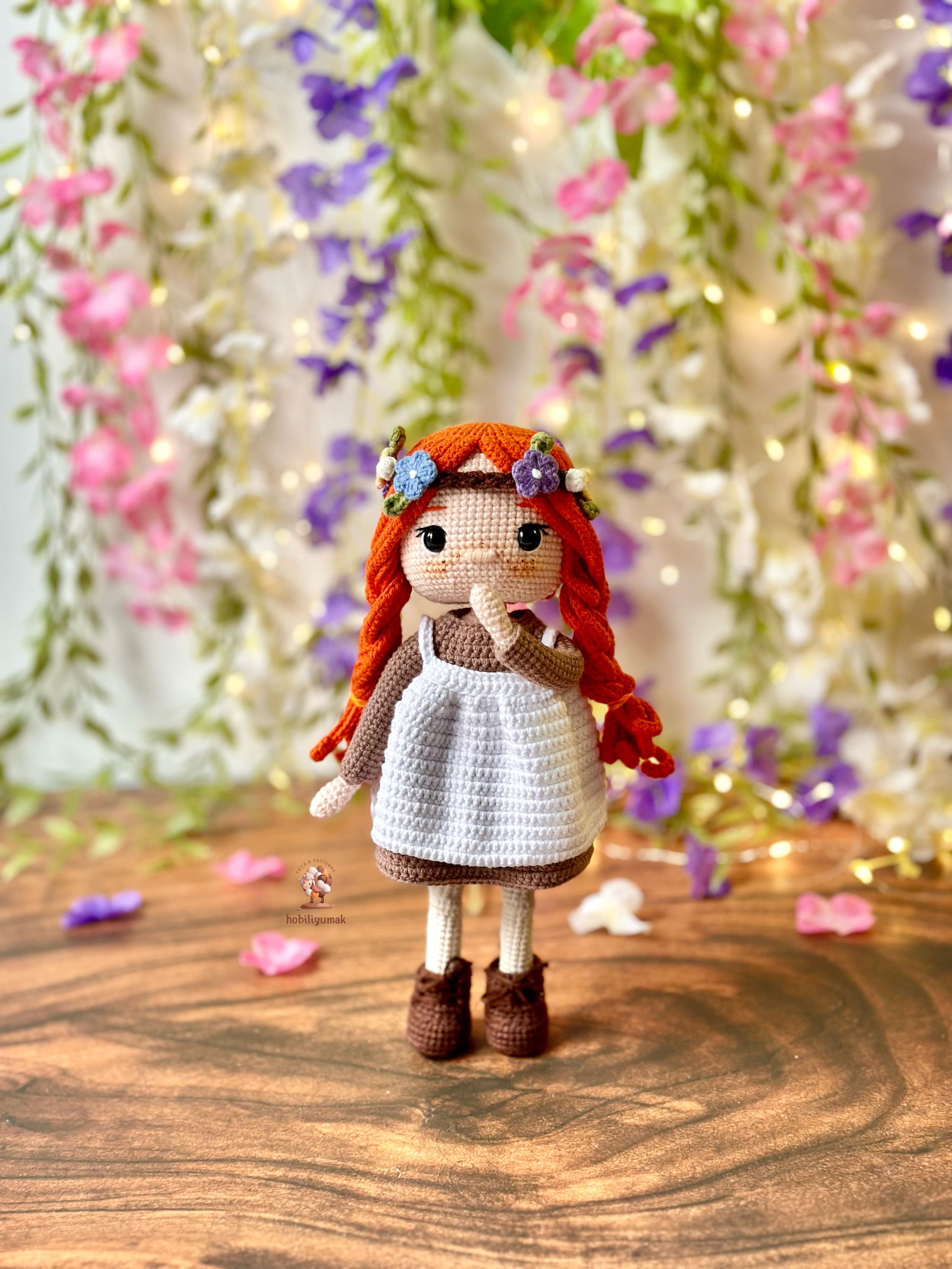 Anne Amigurumi Crochet Pattern,ginger Hair Girl, Handmade Toy Making ...
