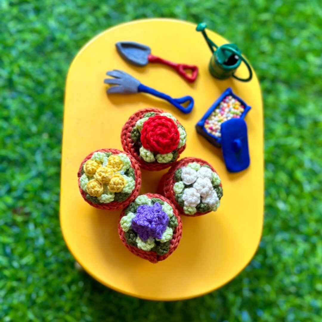 Gardener Flora Amigurumi Crochet Pattern, Handmade Toy Making, Fairy ...