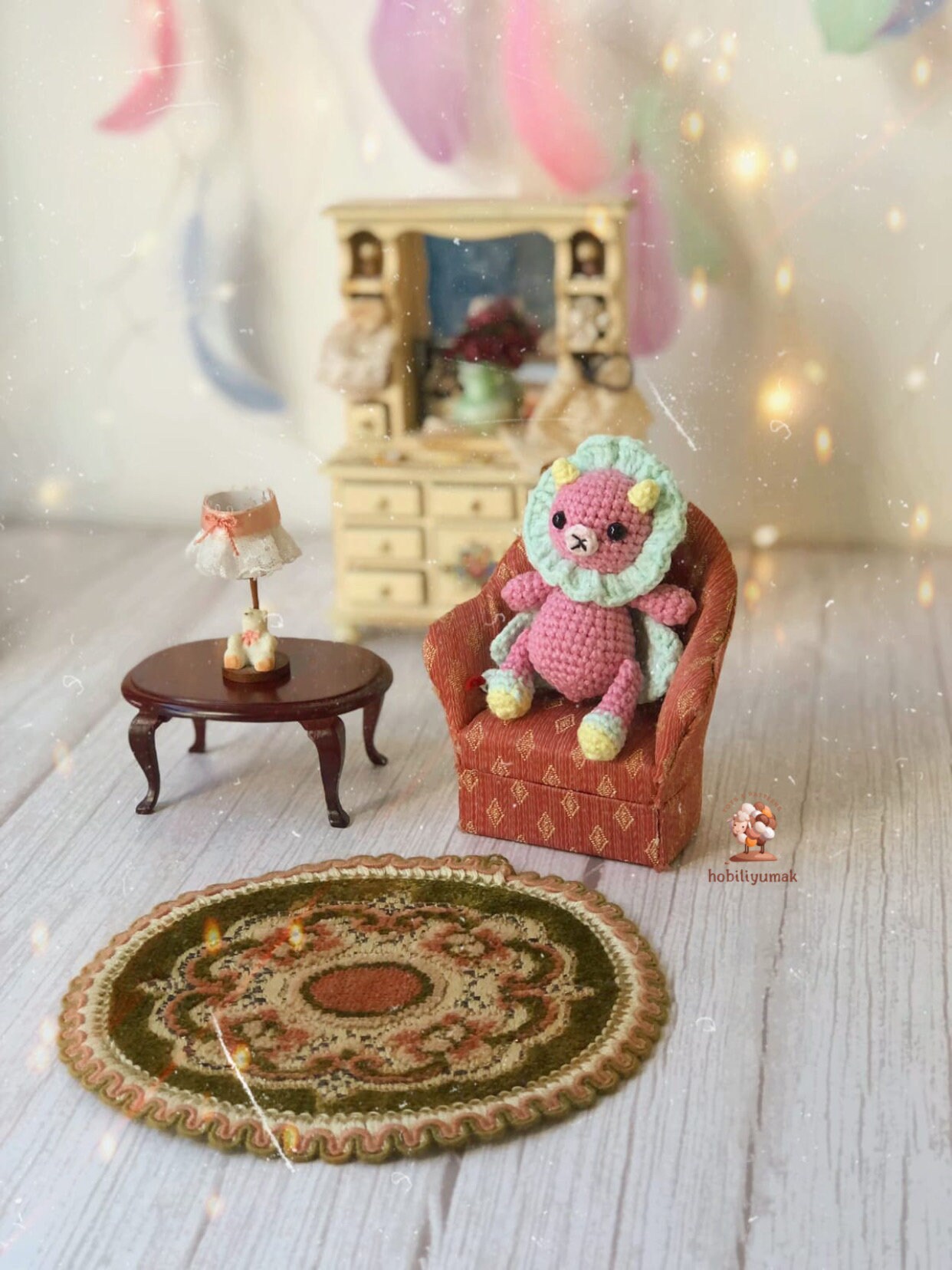 Pink Lion Crochet Pattern Adorable Animal Amigurumi Pattern - Etsy