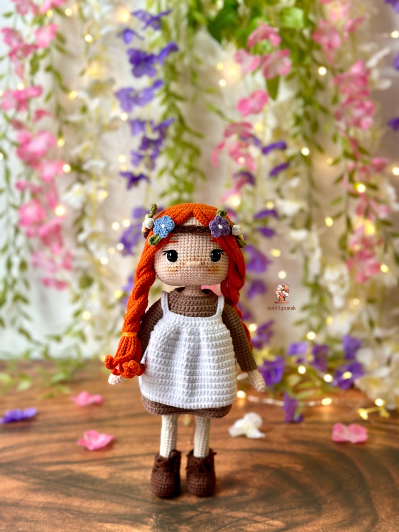 Anne Amigurumi Crochet Pattern,ginger Hair Girl, Handmade Toy Making ...
