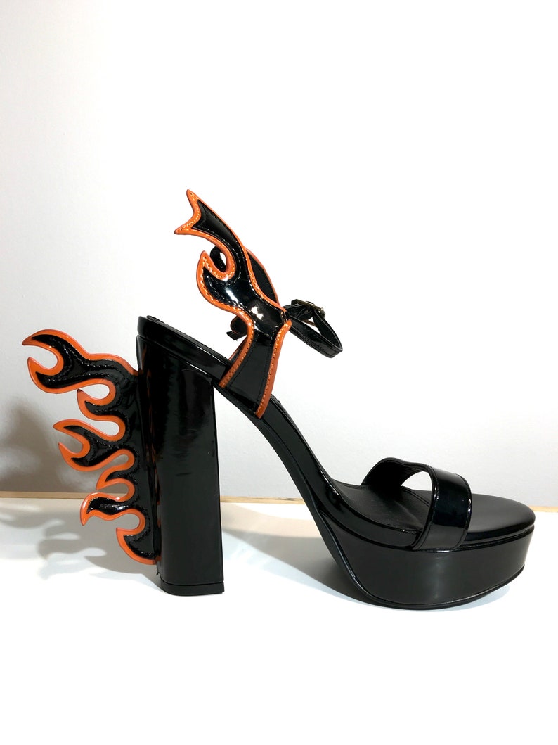 Hott! Flame Heels .. Liliana Melrose - Etsy