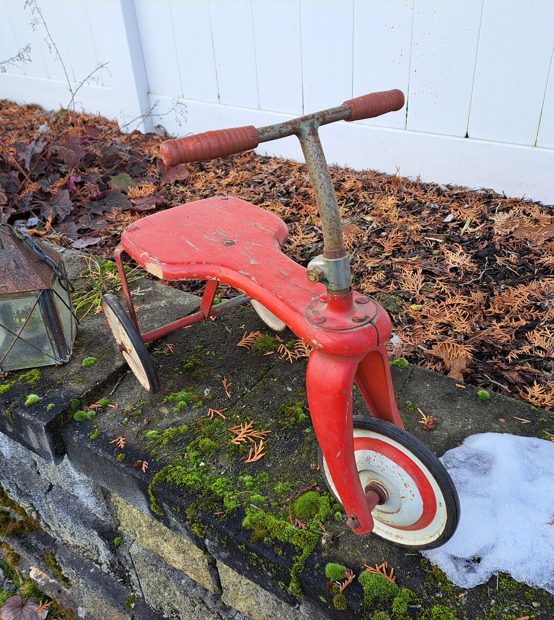 Early Mid-century Wooden 3-wheel Children's Trike/push Toy/scooter, Ca ...