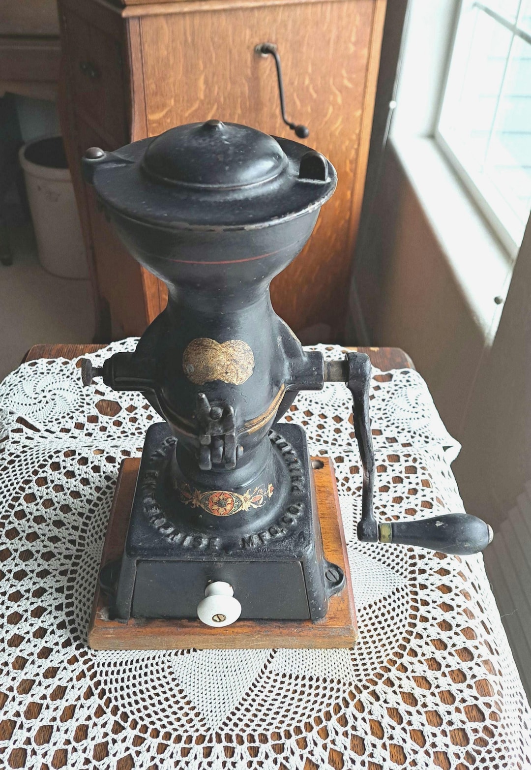 Antique Enterprise #1 Coffee Grinder, Original, Unrestored, Farmhouse ...