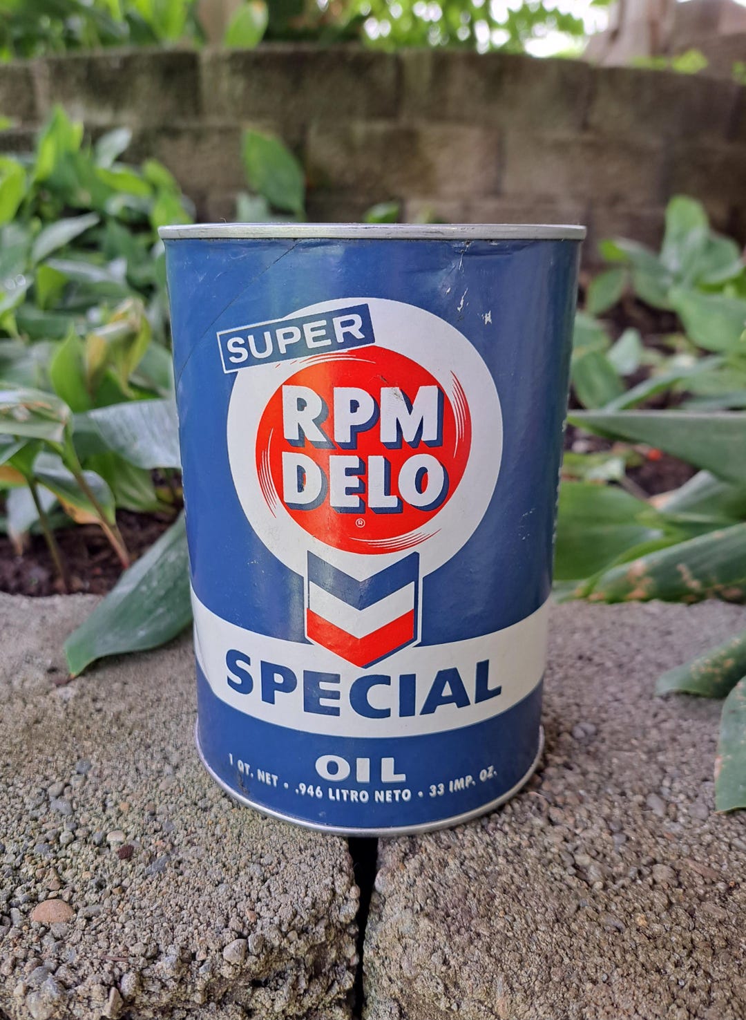 Vintage '50s Standard Oil of California (chevron) Super RPM Delo ...
