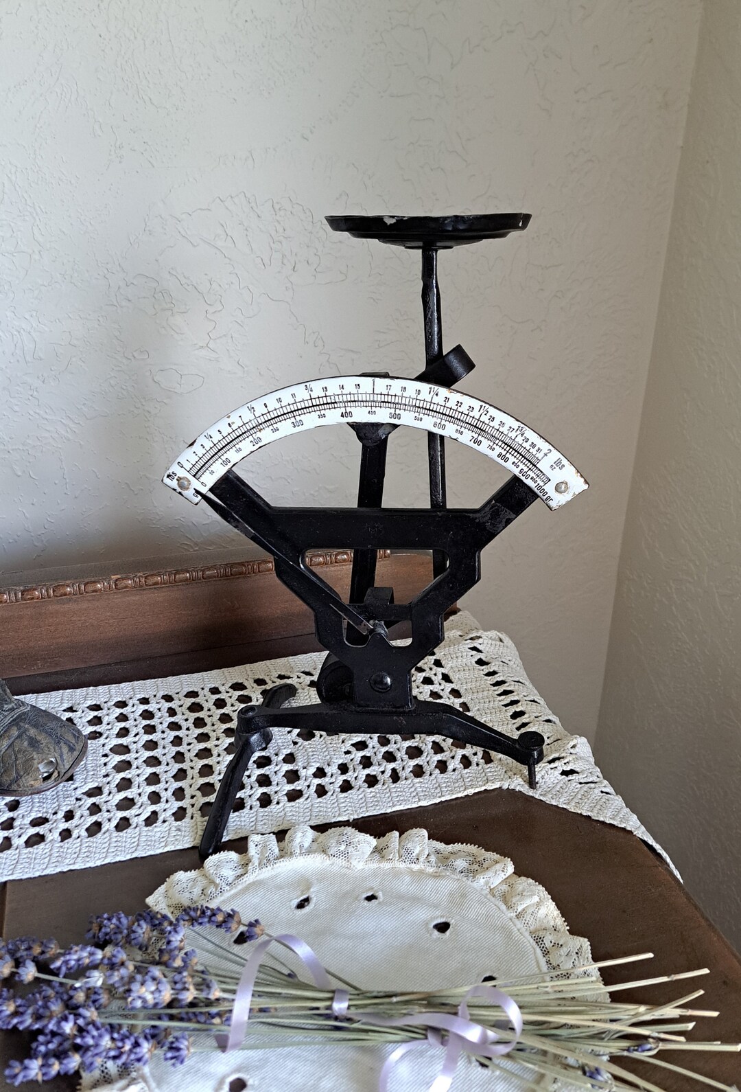 Vintage 1930s German Postal 2lb/1000g Balance Scale, Jakob Maul ...