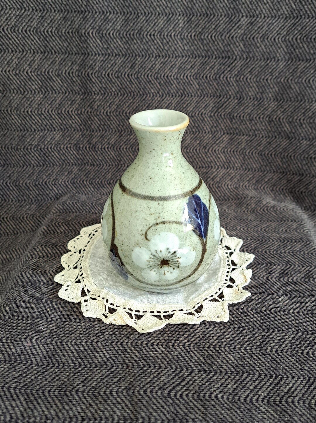 Miniature Glazed Ceramic Vase, Omc-japan, Vintage Bud Vase - Etsy