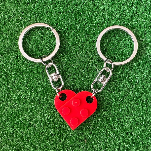 Lego® Heart Keychain - Etsy