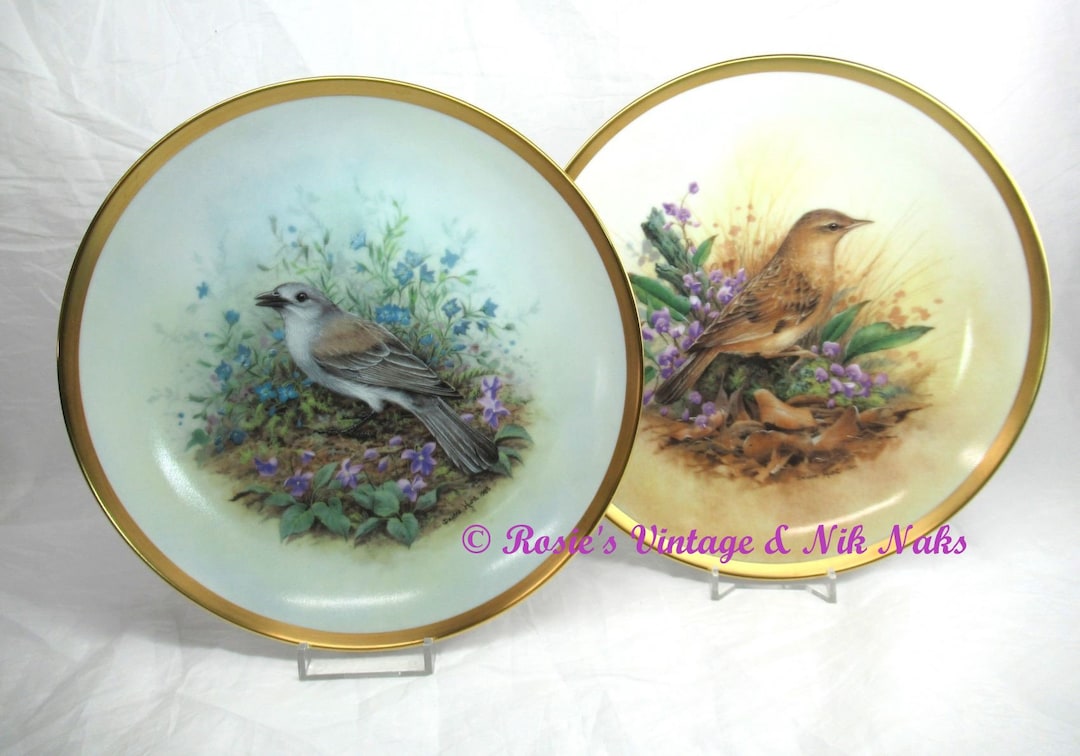 Vintage Westminster Collectible Australian Garden Birds Shrike & Song ...