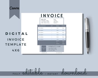 4x6 Canva Template - Etsy