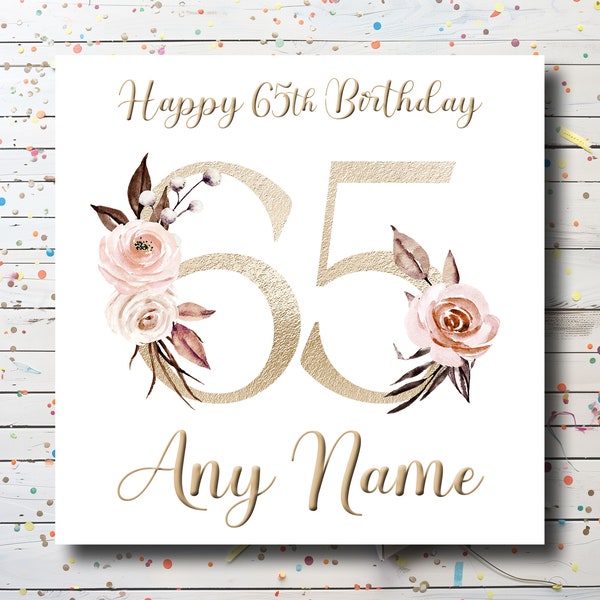 65th Birthday Card Messages - Etsy