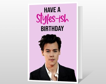 Harry Styles Card | Etsy