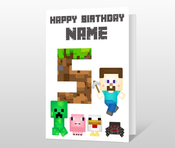 Minecraft Birthday Images