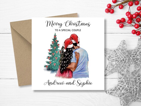 Christmas Cards For Lovers Personalised Couple's Keepsake Christmas