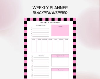 Kpop Inspired Planner - Etsy