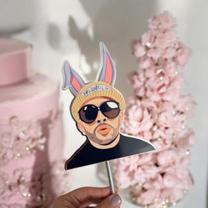 Dtmf Cake Topper, B Bunny Inspired Cake Topper Debi Tirar Mas Fotos ...