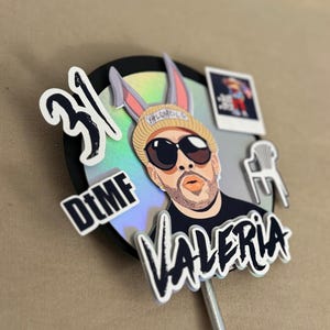 Dtmf Cake Topper, B Bunny Inspired Cake Topper Debi Tirar Mas Fotos ...