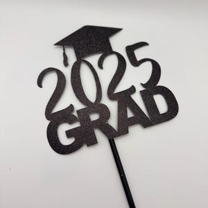 2025 Graduation Cake Topper – Single Layer Congrats Grad Cake ...
