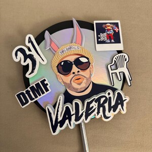 Dtmf Cake Topper, B Bunny Inspired Cake Topper Debi Tirar Mas Fotos ...