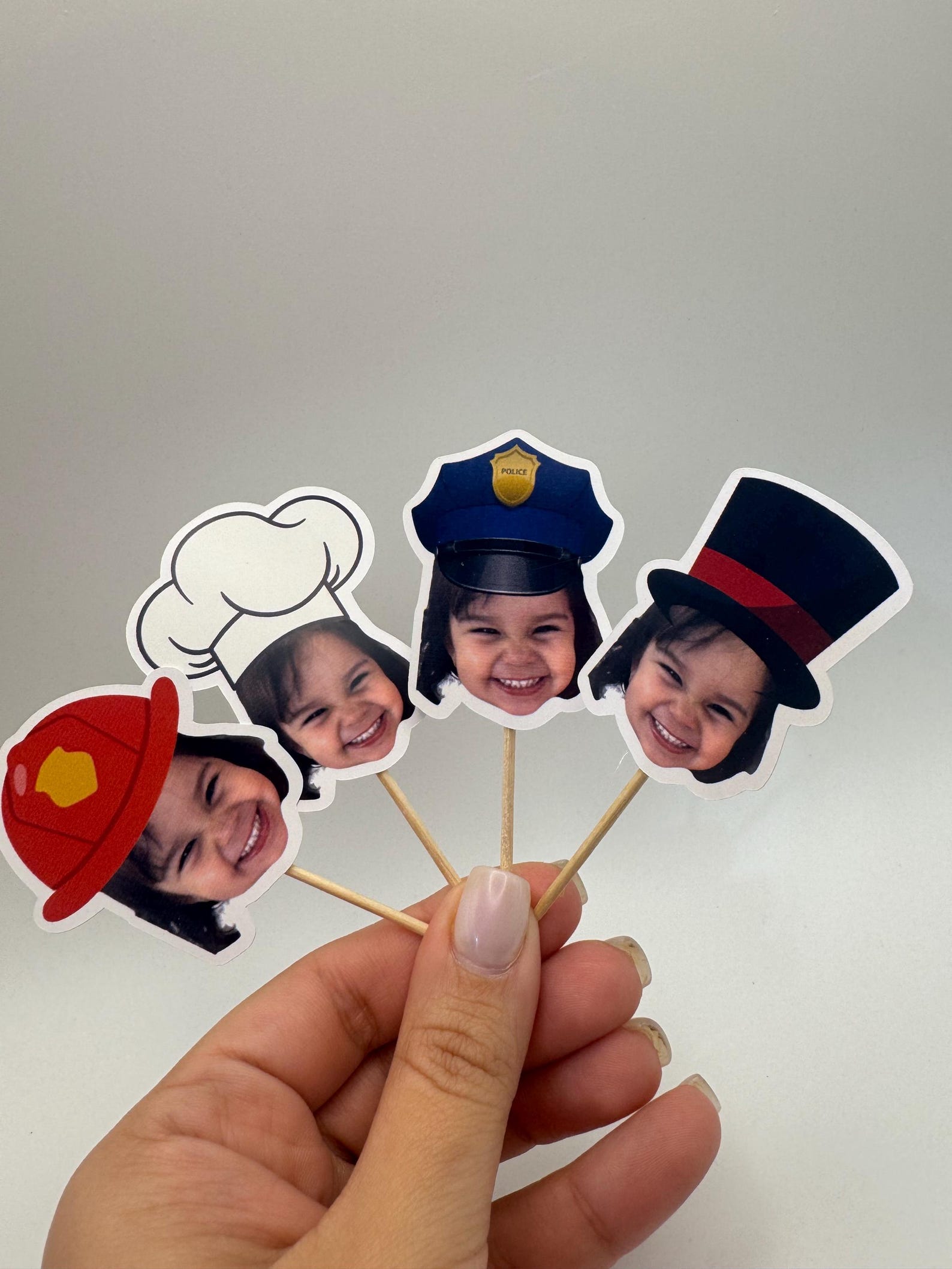 Fiesta Sombrero Custom Face Cupcake Toppers: Cinco De Mayo Party Decor ...