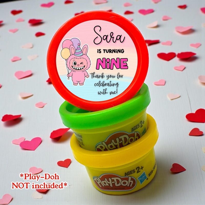 Custom Playdoh Sticker - Etsy