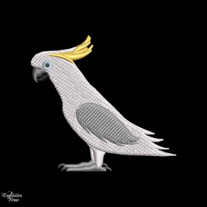 Cockatiel Embroidery Design File for Hats, Embroidery Designs Trendy ...