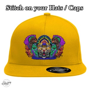 Aztec Mayan Abstracts Machine Embroidery Design File for Hats ...
