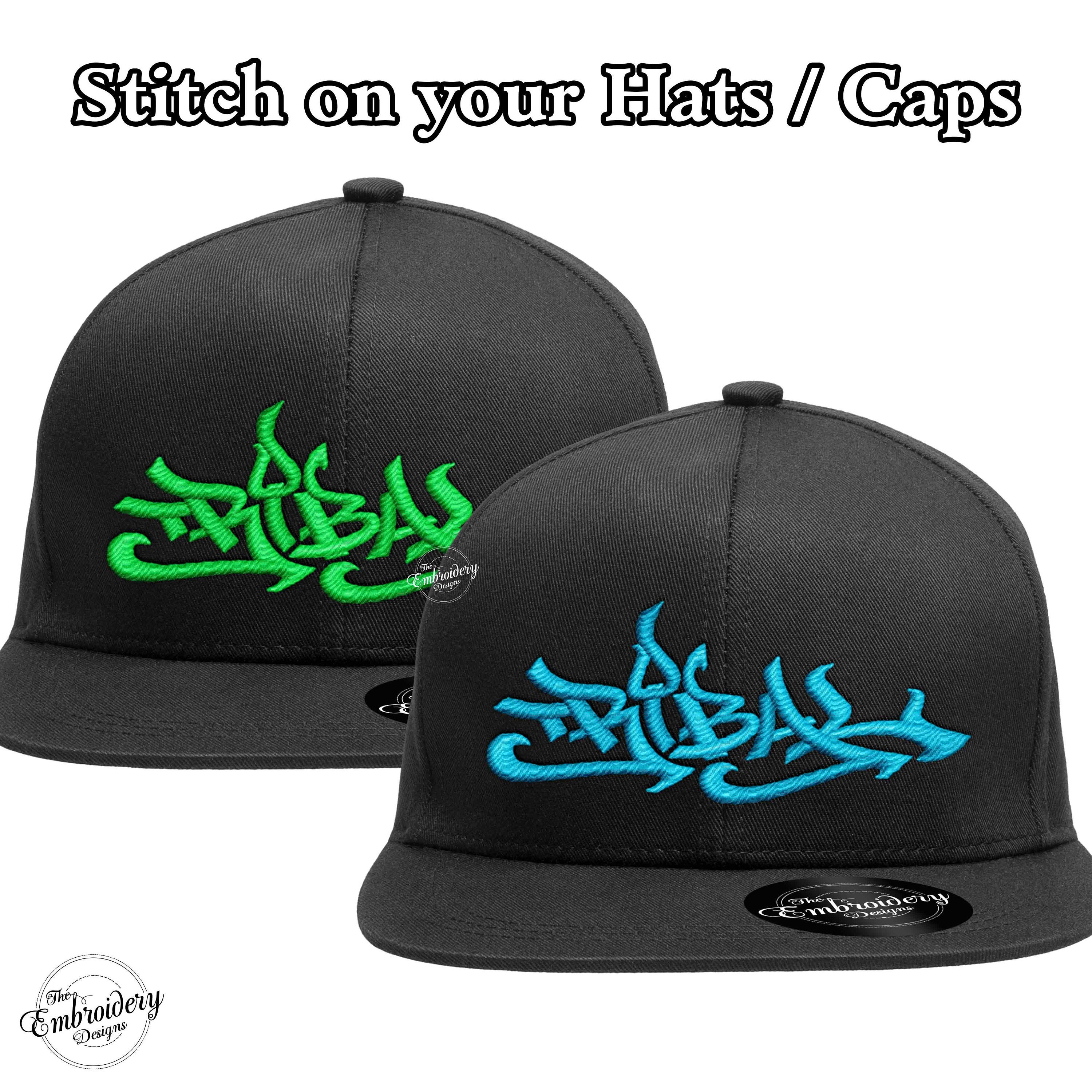 Tribal 3D Puff Embroidery Design File for Hats, Embroidery Files PES ...