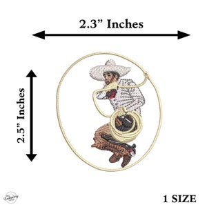 Charro With Lasso Embroidery Machine Design File for Hats, Embroidery ...