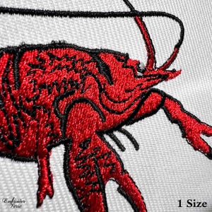 Crawfish Embroidery Machine Design File for Hats, Trendy Embroidery ...