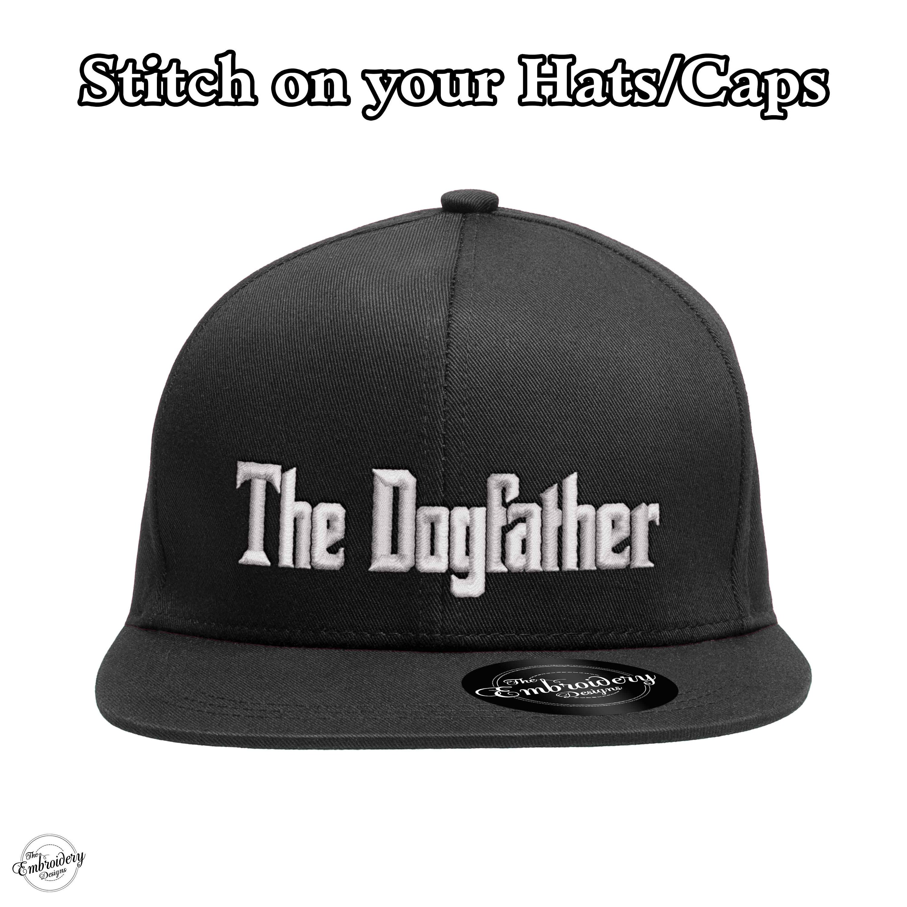 The Dog Father Raised 3D Puff Machine Embroidery Design File for Hat ...