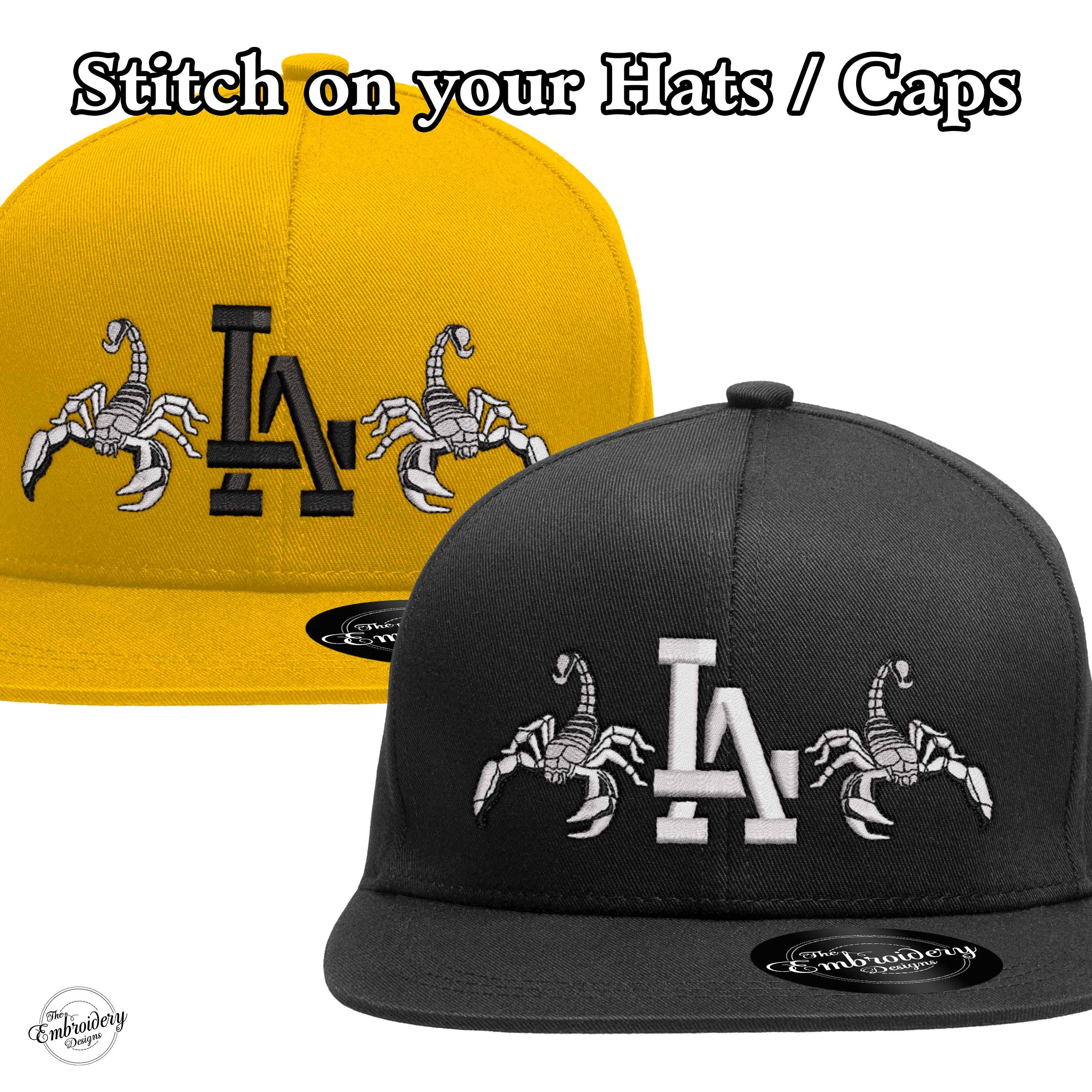 LA Scorpions 3D Puff Raised Foam Embroidery Machine Design File for ...
