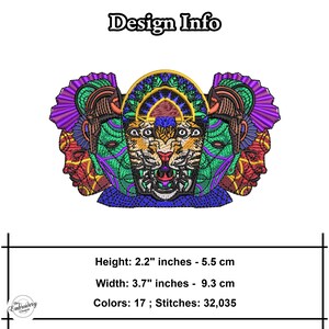 Aztec Mayan Abstracts Machine Embroidery Design File for Hats ...