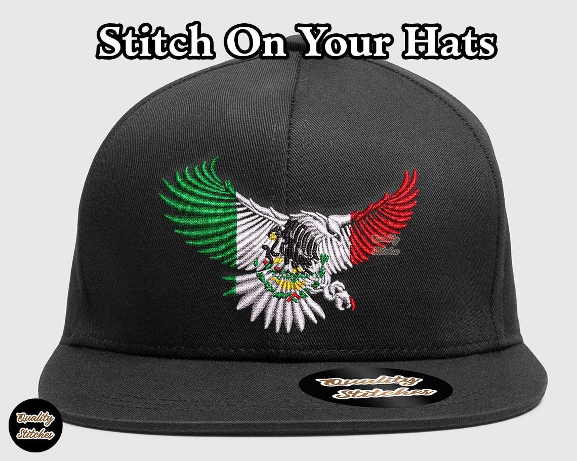 Mexican Eagle Embroidery Design for Hats Embroidery Designs - Etsy