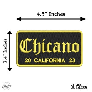 Customize Chicano Patch Embroidery Machine Design File for Hats ...