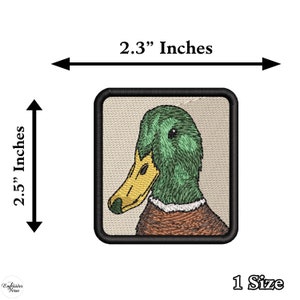 Mallard Duck Patch Embroidery Machine Design File for Hats, Trendy Embroidery Design ...
