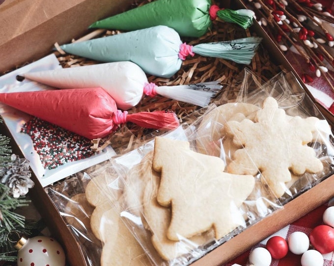 Christmas DIY Sugar Cookie Kit | Sugar Cookies | Royal Icing | Teacher ...
