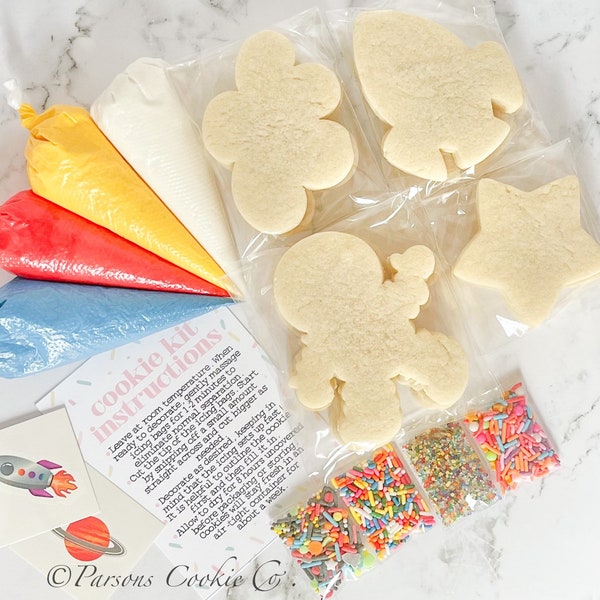 Outer Space Cookie - Etsy