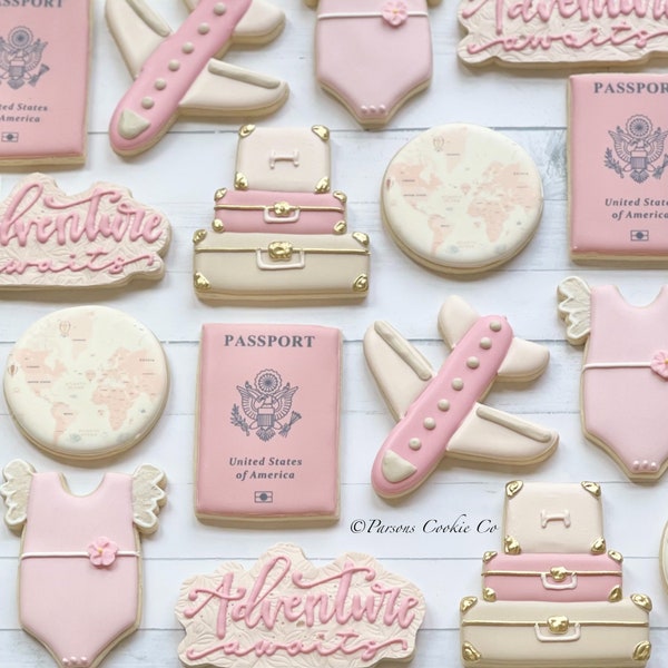 Travel Cookies - Etsy