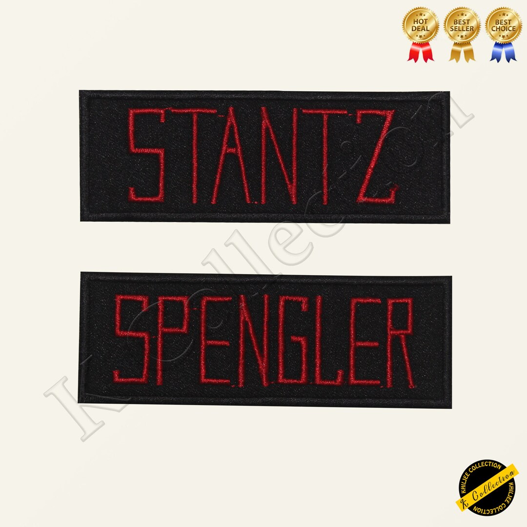 STANTZ SPENGLER Ghost Buster Movie Embroidered Iron on Sew on Patch ...