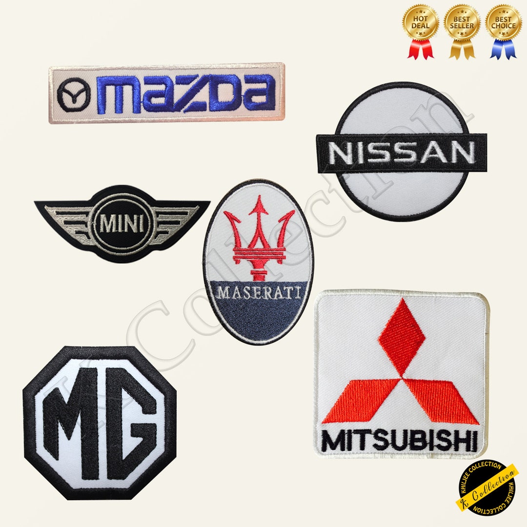 Car Brand Logo Racing Sponsor Sports Car Embroidered Iron on Sew on ...