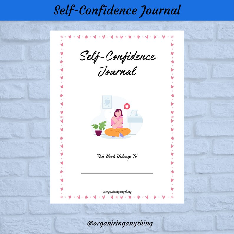 Self Confidence Journal - Etsy
