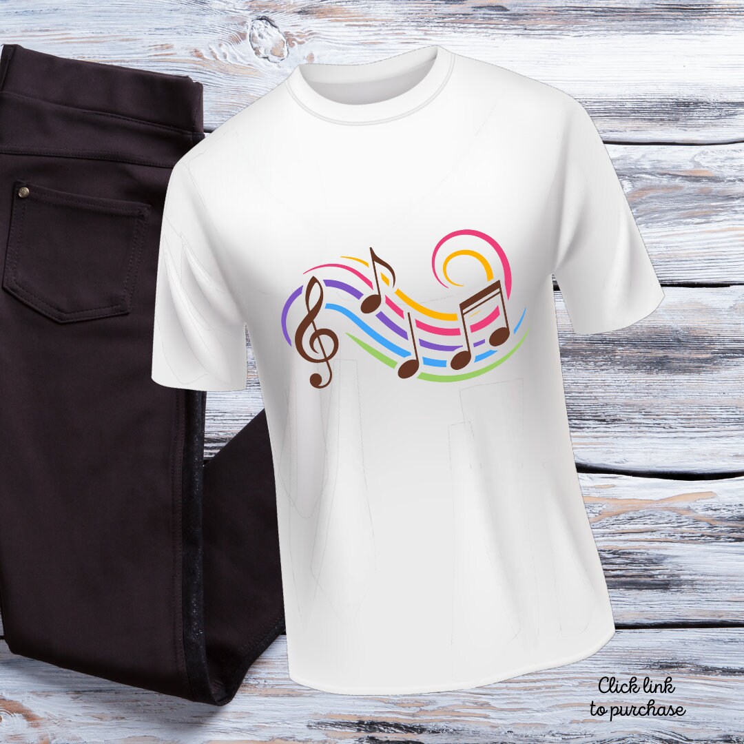 Music Notes Classic T-shirt - Etsy