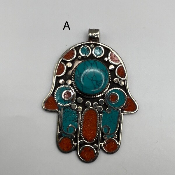 Hamsa Pendant - Etsy
